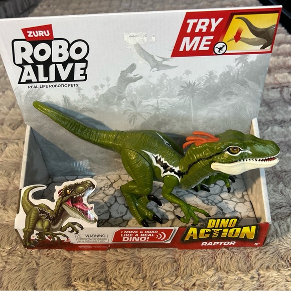 Zuru | Toys | Zuru Robo Alive Dino Action Raptor | Poshmark